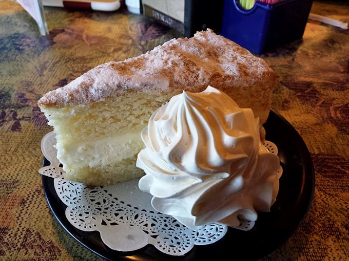 Italian lemon cake that tastes like sunshine decided to become dessert – bright, sweet, and impossibly light.