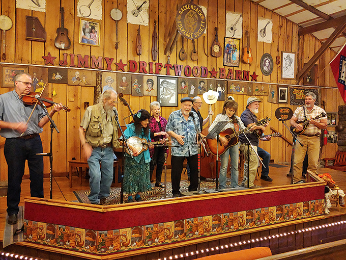 At Jimmy Driftwood Barn, these musicians aren't just playing songs&mdash;they're passing down cultural DNA through strings and harmonies.