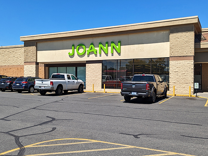 Joann's stands ready for all those crafting projects you've been promising yourself you'd start "someday."