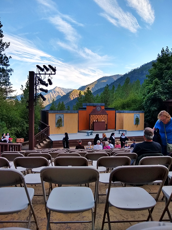 The hills are alive with the sound of music at Leavenworth's outdoor theater, where performances compete with mountain vistas for attention.