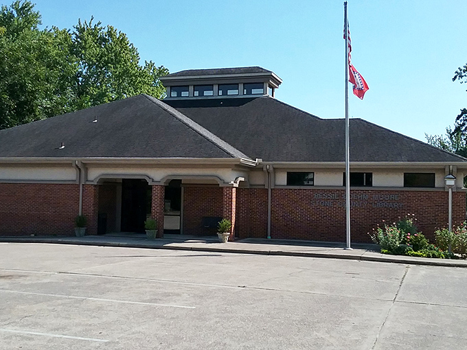 The local library&mdash;proof that the best stories in Mountain View aren't just told on porches but bound between covers too.