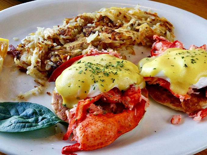The lobster Benedict &ndash; where New England tradition meets breakfast decadence in a romance that would make Neptune himself blush with envy.