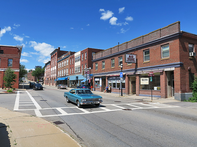 Main Street's classic brick facades house local businesses where shopkeepers still remember your name and your coffee order.