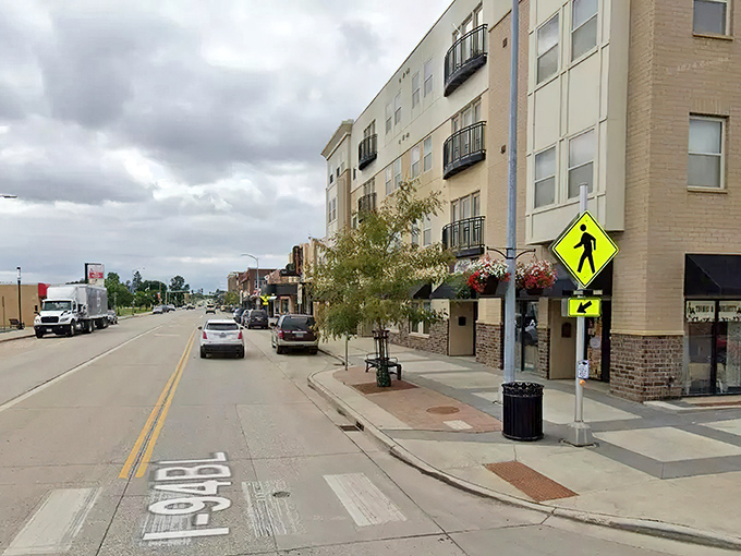 Main Street's modern mixed-use buildings prove Mandan isn't stuck in the past &ndash; it's evolving while keeping its character intact.