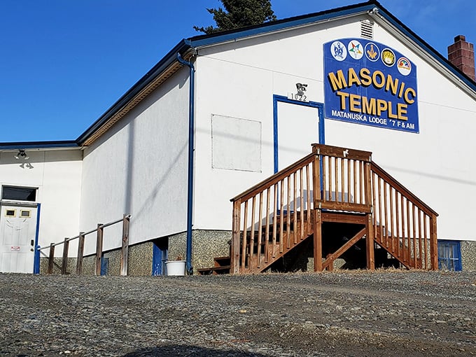 Palmer's Masonic Temple shows that even frontier towns needed places for community gathering and probably some decent secret handshakes.