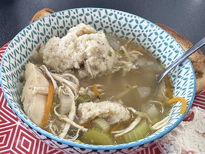 Matzo ball soup that would make your grandmother nod in approval—comfort in a bowl that transcends cultural boundaries and cures what ails you.