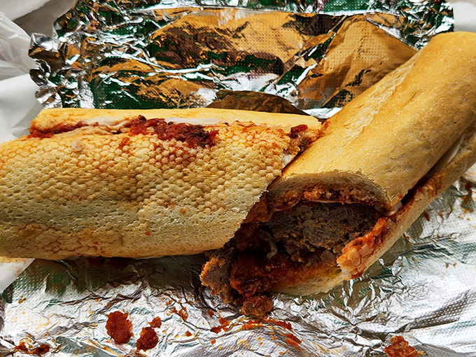 This meatball sub is what happens when someone really, truly understands the assignment and exceeds all expectations.