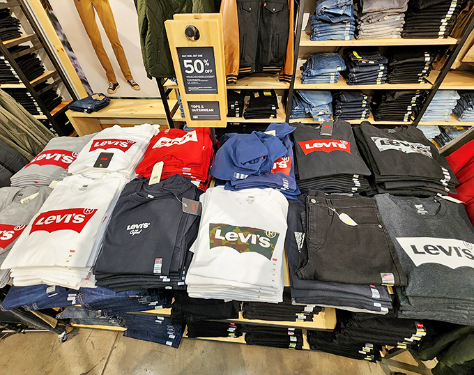 The Levi's motherlode&mdash;where denim dreams come true. Finding your perfect pair feels like striking gold in the California hills.