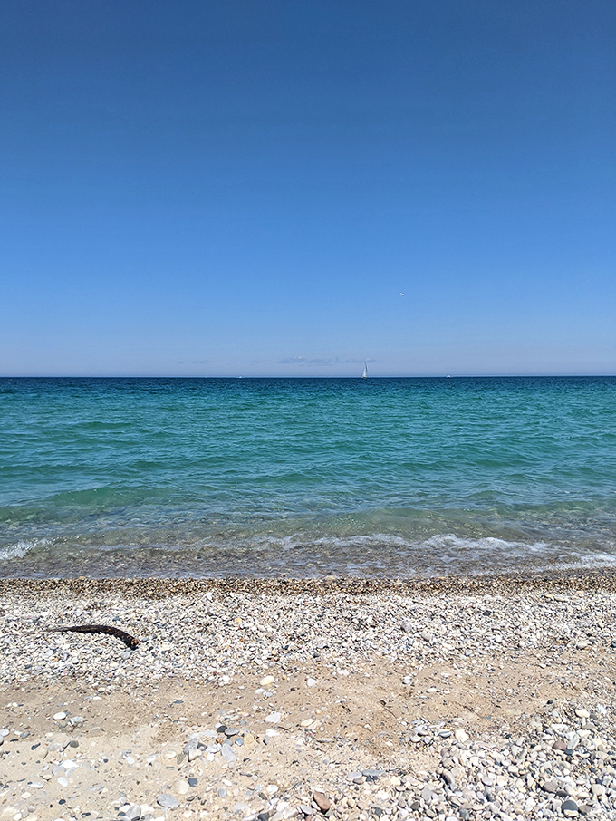 Caribbean-blue waters with a Michigan accent. Lake Michigan beaches offer tropical colors without the passport requirement or sand in your suitcase.