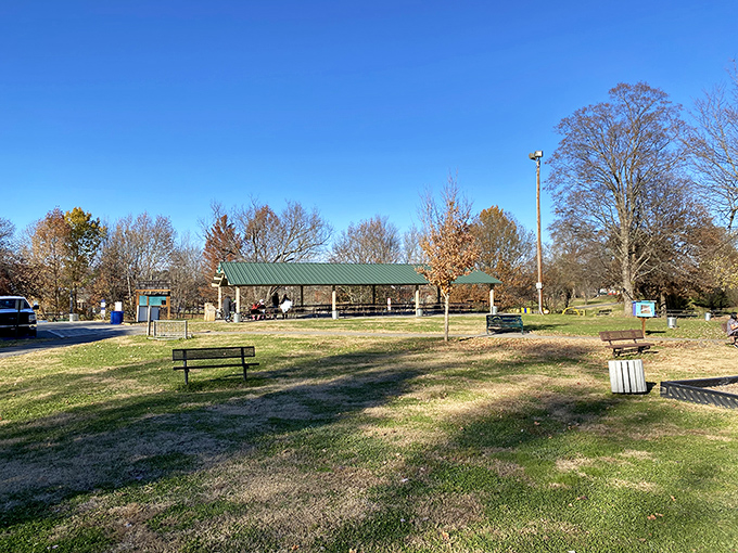 Miller Park's peaceful green space and pavilion provide the perfect setting for community gatherings or simply enjoying a good book under Tennessee skies.