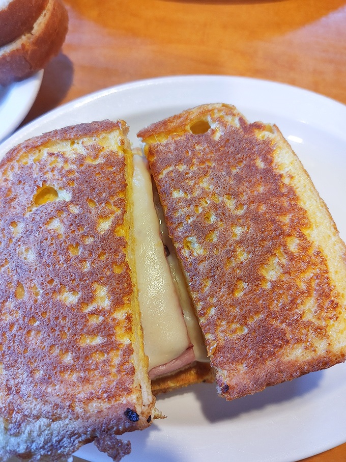 This grilled cheese isn't just melted perfection &ndash; it's what would happen if cheese had dreams about becoming something greater than itself.