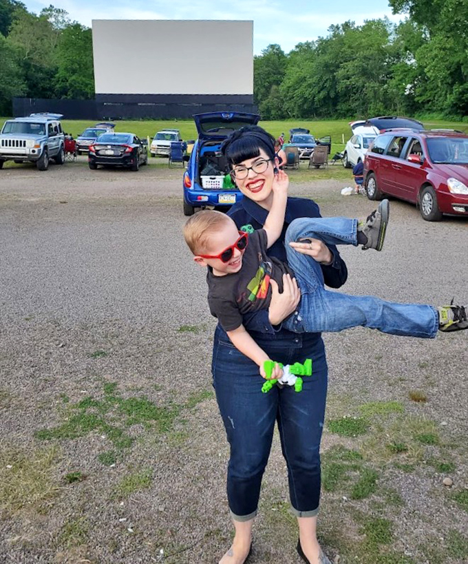 Family movie nights take on new meaning when you can bring your own blanket fort and commentary track.