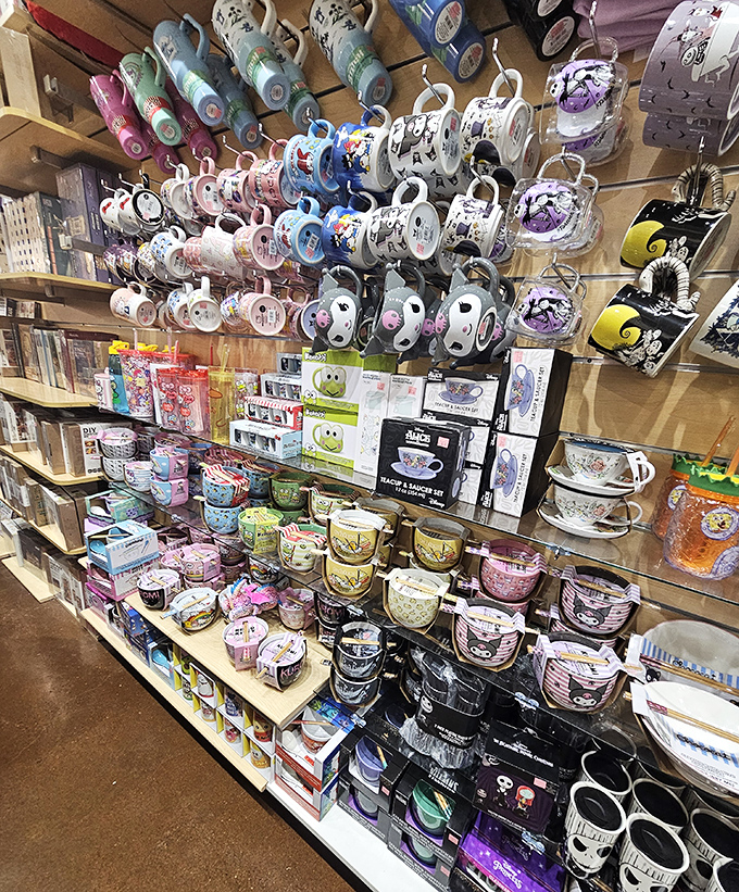 Mug heaven for collectors and coffee enthusiasts alike. Because nobody has ever honestly said, "I have too many cute mugs."