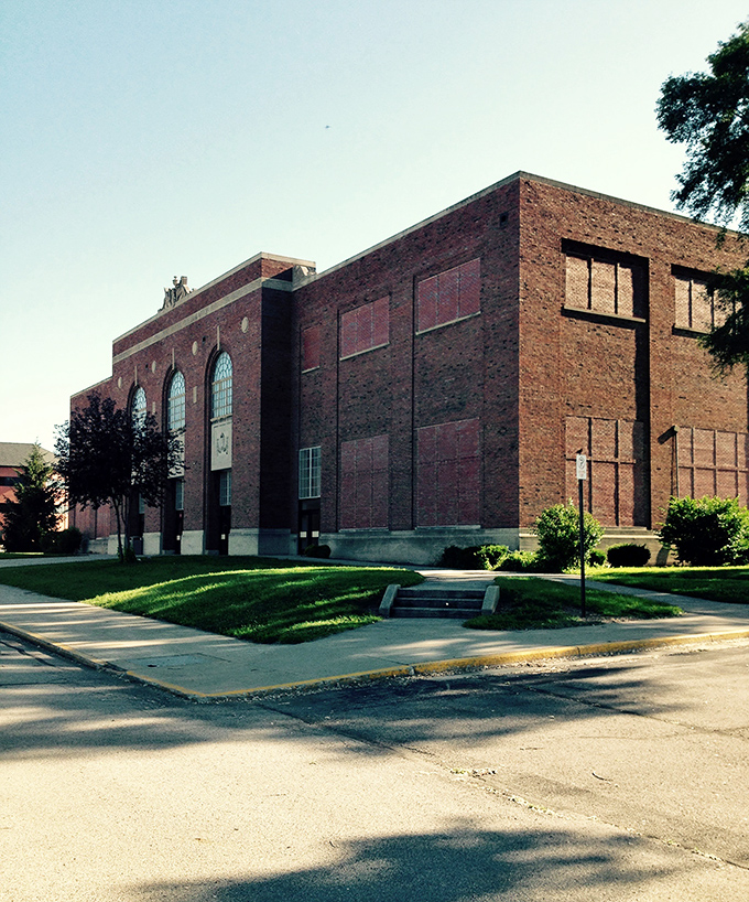 The Muncie Fieldhouse stands as a testament to Indiana's basketball heritage. If these walls could talk, they'd speak in squeaking sneakers and cheering crowds.