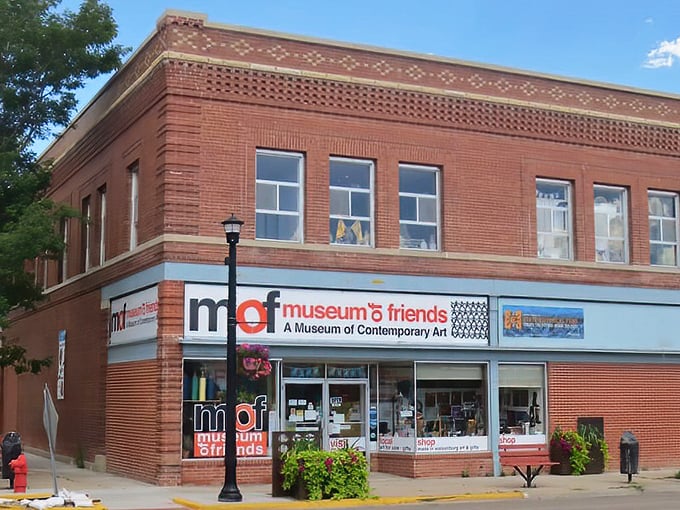 The Museum of Friends brings contemporary art to Main Street, proving culture doesn't require a trust fund to enjoy.