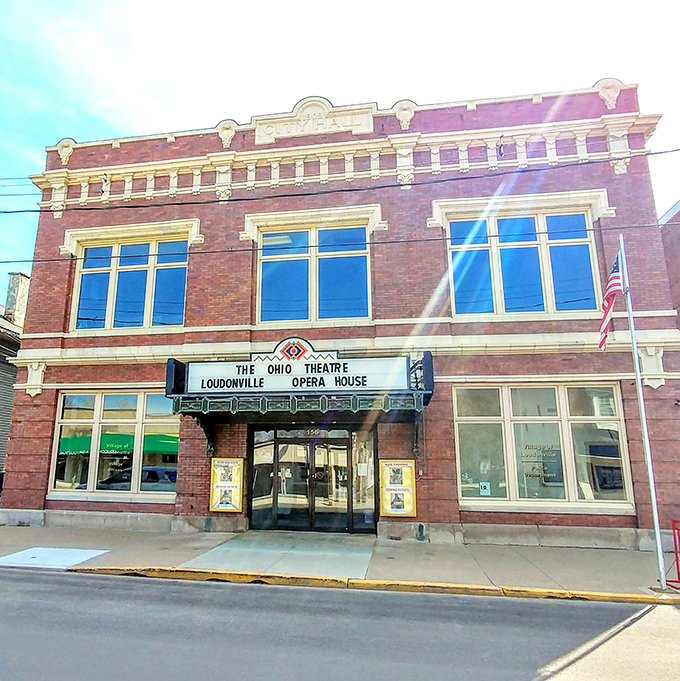 The Ohio Theatre's marquee promises entertainment without algorithms&mdash;just genuine community experiences shared in velvet-seated togetherness.