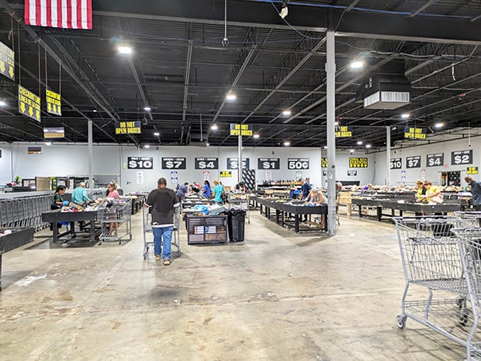 The open box section: where slightly dented dreams become somebody's perfect reality.