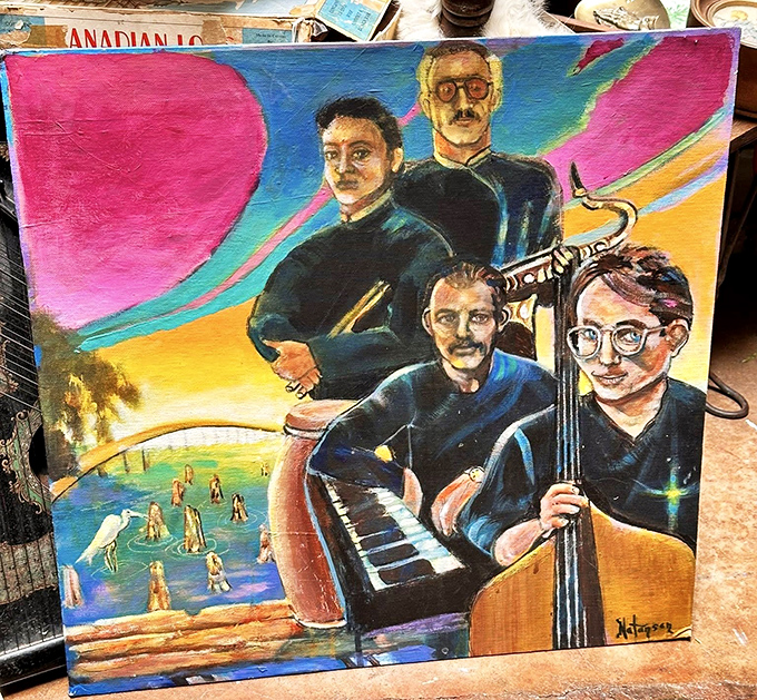 Local art that captures Louisiana's musical soul with vibrant colors. Like jazz visualized&mdash;improvised, bold, and impossible to ignore.