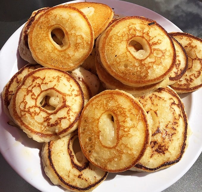 These golden pancake rings aren't just breakfast&mdash;they're edible halos that prove someone in the kitchen is doing the Lord's work.