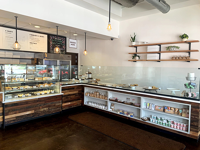 Pastry paradise awaits behind gleaming glass, where calories don't count if you're technically still shopping. At least, that's what I tell myself.