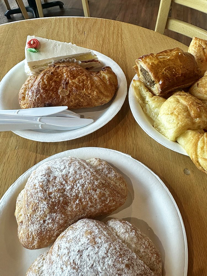 A feast for four or a challenge for one? These pastries showcase the range of Dutch baking traditions, from powdered delights to flaky perfection.