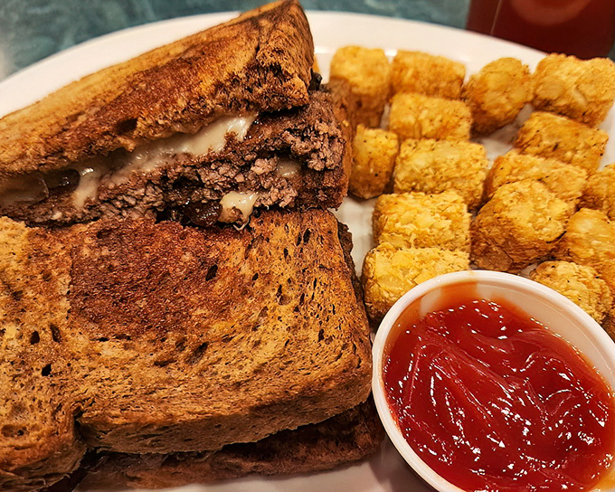 The patty melt &ndash; where bread meets beef in a relationship so perfect, it should be studied by marriage counselors.
