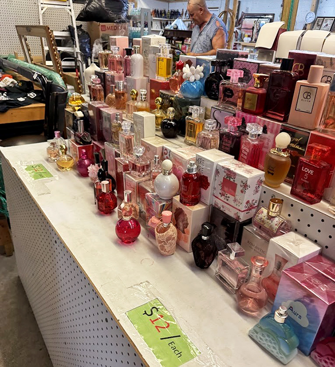 A fragrance wonderland where discontinued designer scents get their second act. One spritz might transport you back to 1987.