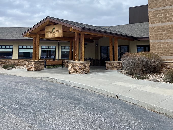 The Platte Valley Community Center &ndash; where rustic mountain architecture meets the cultural heart of a town that values connection.
