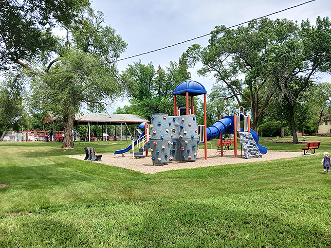 This playground isn't just for kids &ndash; it's where generations of Ellendale families have created memories under Dakota skies.