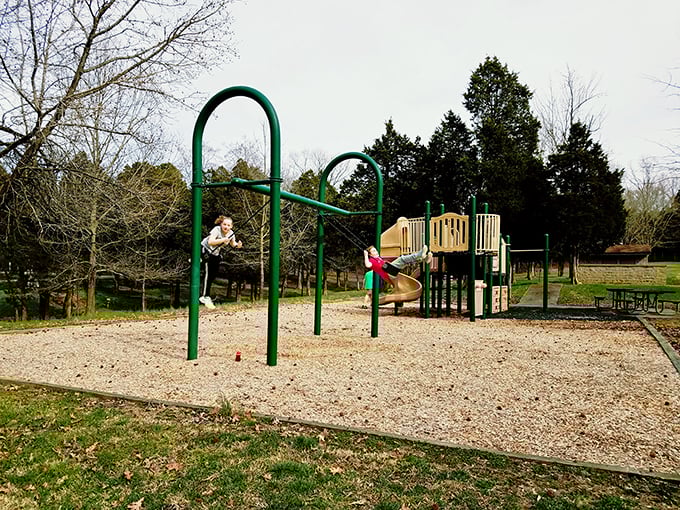 A playground where kids can burn off energy the old-fashioned way&mdash;without batteries, chargers, or the phrase "just one more level."