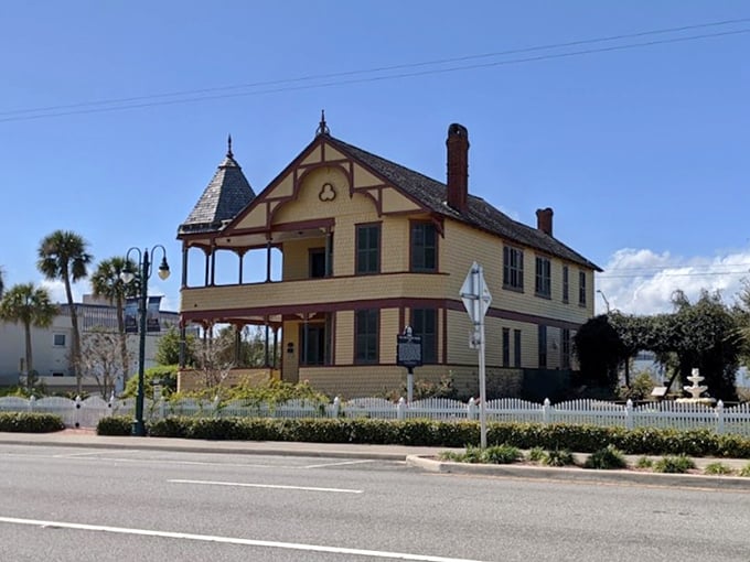 The Victorian-era Pritchard House stands proudly, a yellow beauty that's seen more Florida history than most textbooks.