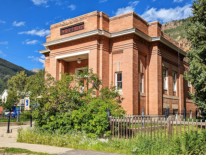 Silverton's Public Library proves that even frontier towns valued a good read, its Carnegie-funded brick exterior housing adventures beyond the mountains.