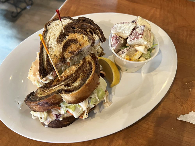 The Reuben gets a Florida makeover with fresh fish replacing corned beef. It's the sandwich equivalent of moving south for retirement&mdash;better in every way.