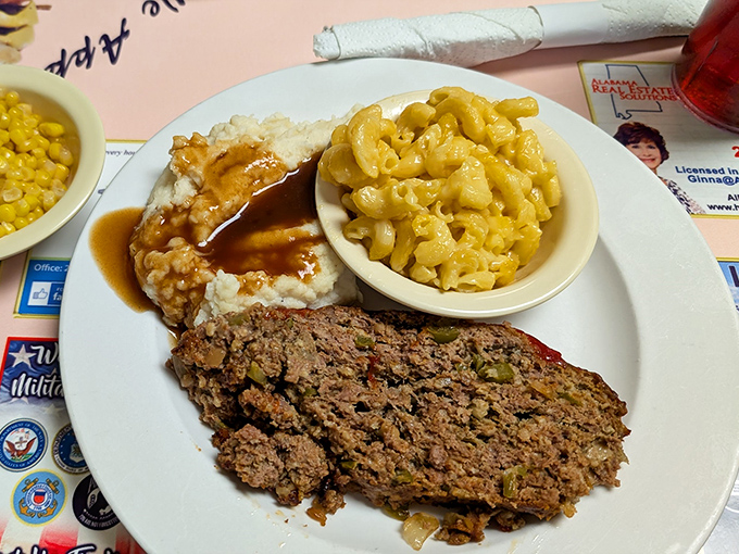 Comfort food doesn't need to be complicated &ndash; just mashed potatoes with gravy, mac and cheese, and meatloaf that tastes like childhood memories.