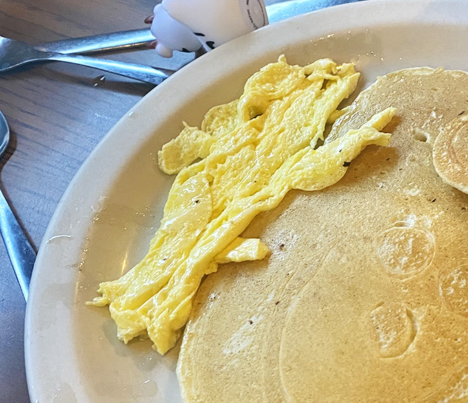 Pancakes and scrambled eggs that remind you why breakfast will always be the most important relationship in your culinary life.