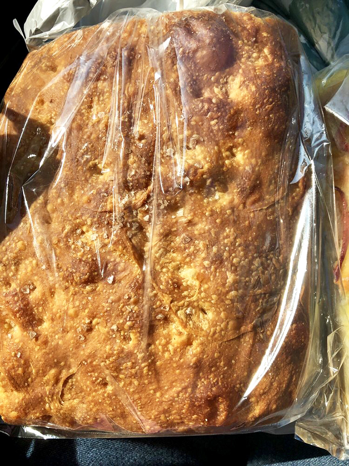This focaccia has the kind of golden crust that makes a satisfying crackle when you tear into it&mdash;nature's ASMR for bread lovers.