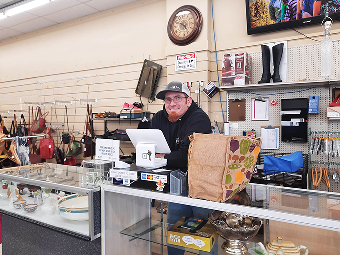 Friendly faces keep this massive operation running smoother than a well-oiled vintage sewing machine.