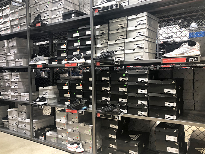 The sneaker wall of dreams&mdash;where athletic aspirations meet fashion reality, all at prices that won't make you break into a cold sweat.