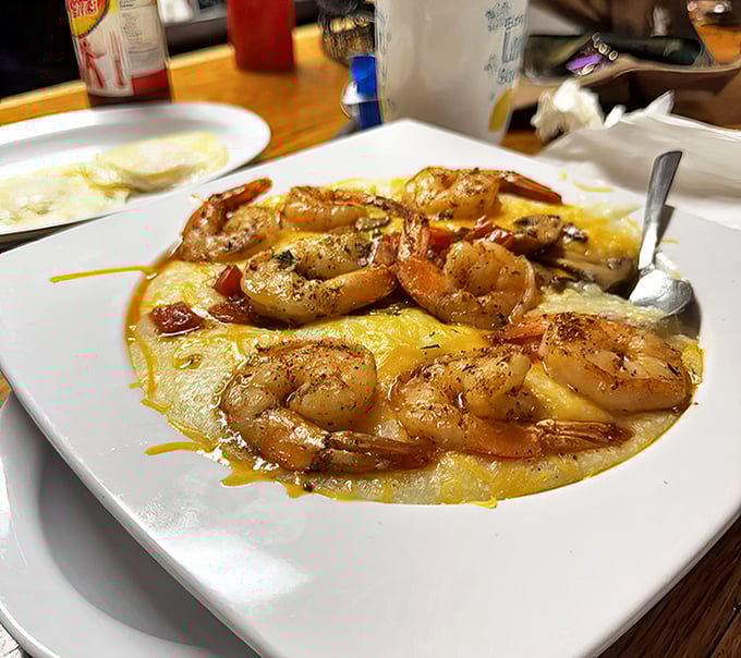 Shrimp and grits that would make a New Orleans chef nod in approval &ndash; seafood and comfort food in perfect harmony.