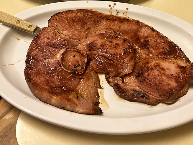 This ham steak isn't just breakfast &ndash; it's a commitment, a relationship, and possibly the best decision you'll make all day.