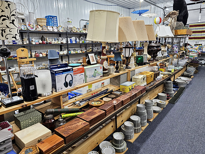 From vintage lamps to modern gadgets&mdash;this table tells the story of how our homes have evolved while our need for "stuff" remains constant.