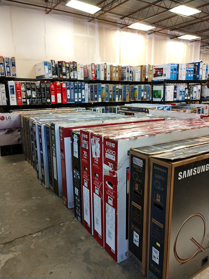 Television paradise – where screen sizes expand while prices shrink, making home theater dreams suddenly within reach.