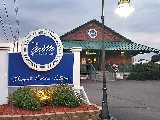The Grille at The Train Station honors Sayre's railroad heritage while serving up meals that make locals glad their train has permanently stopped.