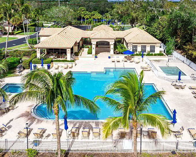 This isn't just a pool&mdash;it's Naples' version of a town square where the dress code is swimwear and the main activity is perfecting the art of relaxation.