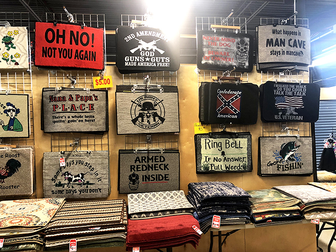 Wall art that speaks its mind without apology. The Southern equivalent of refrigerator magnets on steroids&mdash;each one a declaration of personality you can hang on your wall.