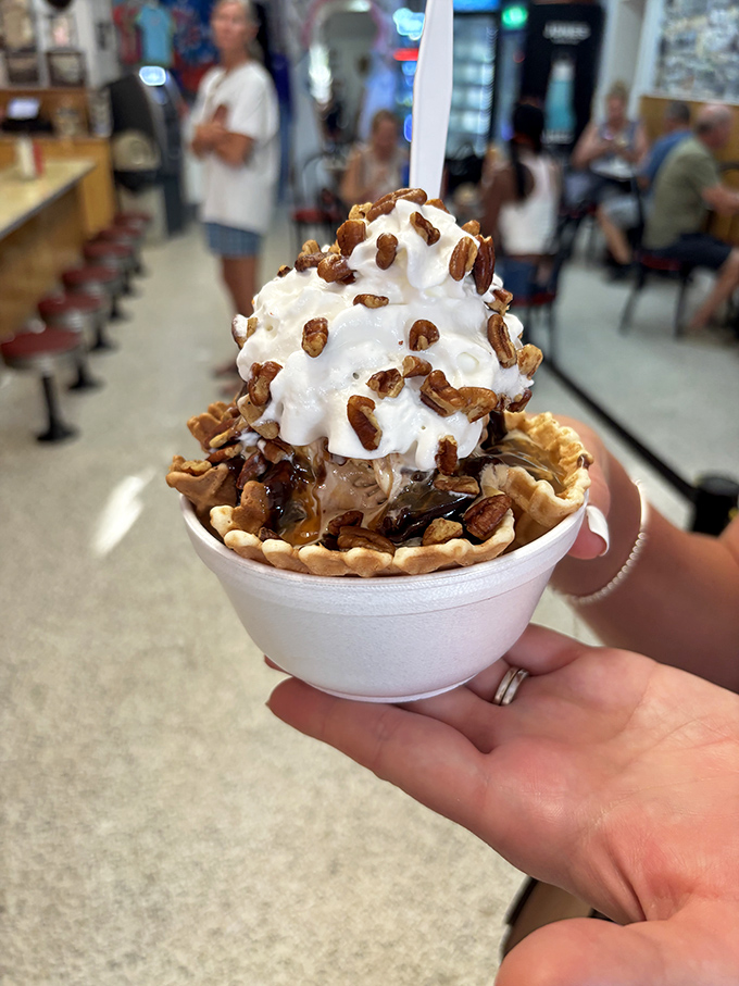 This Turtle sundae has more layers than your favorite movie plot and delivers a better climax too.