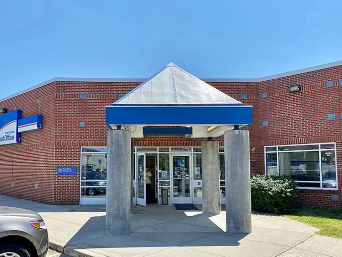 The local post office—where your mail arrives without the surcharge of a trendy zip code and the staff might actually remember your name.