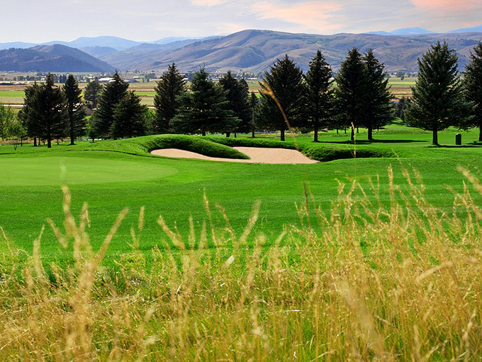 Valli Vu Golf Course offers budget-friendly rounds with million-dollar mountain backdrops that would make Scottish links green with envy.