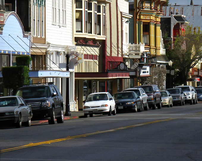 These aren't just pretty facades &ndash; each colorful Victorian storefront houses businesses where shopping becomes a social experience rather than a transaction.