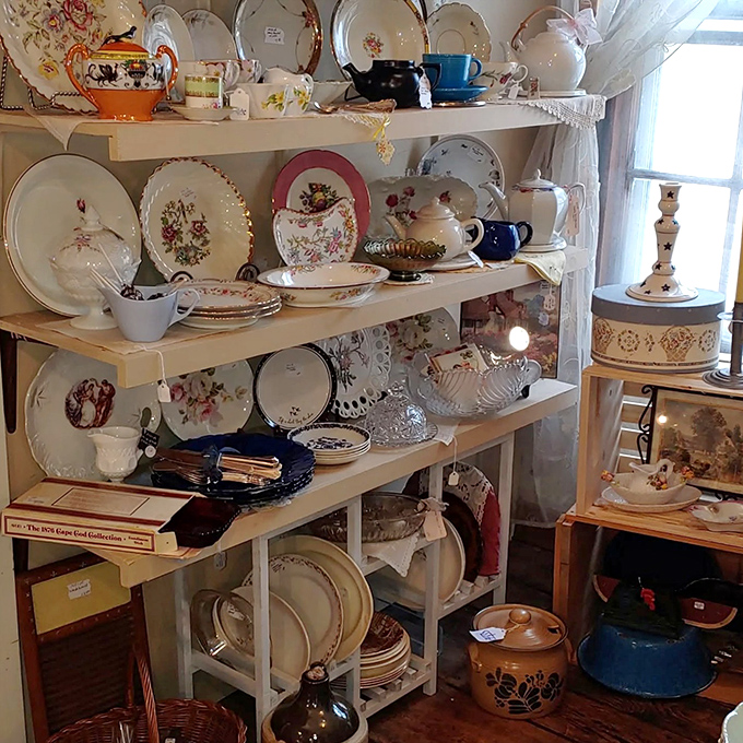 Grandma's china never looked so good! These delicate patterns and floral designs represent Sunday dinners and special occasions from generations past.